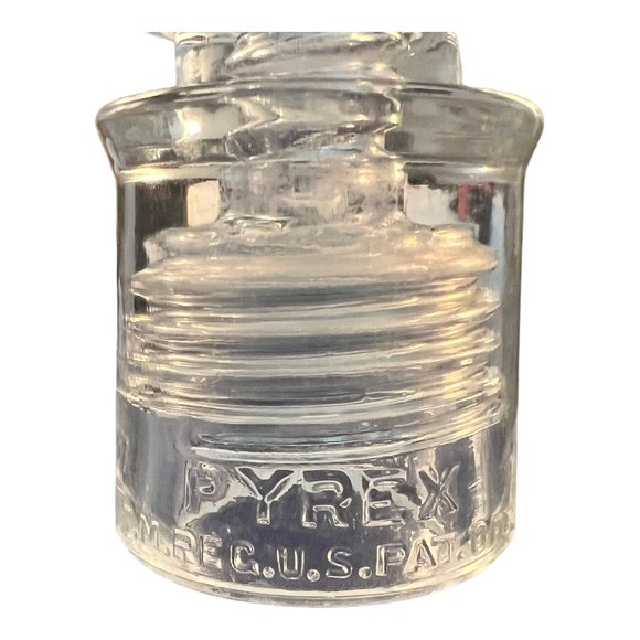 Pyrex | Art | Vintage Pyrex Clear Glass Electric Pole Insulator Made ...